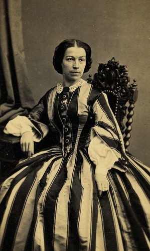 France Paris Woman Fashion Second Empire Old CDV photo Bureau 1860 | eBay