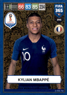 Fifa 365 Cards 2019 - 395 - Kylian Mbappe - FIFA World Cup Heroes | eBay UK