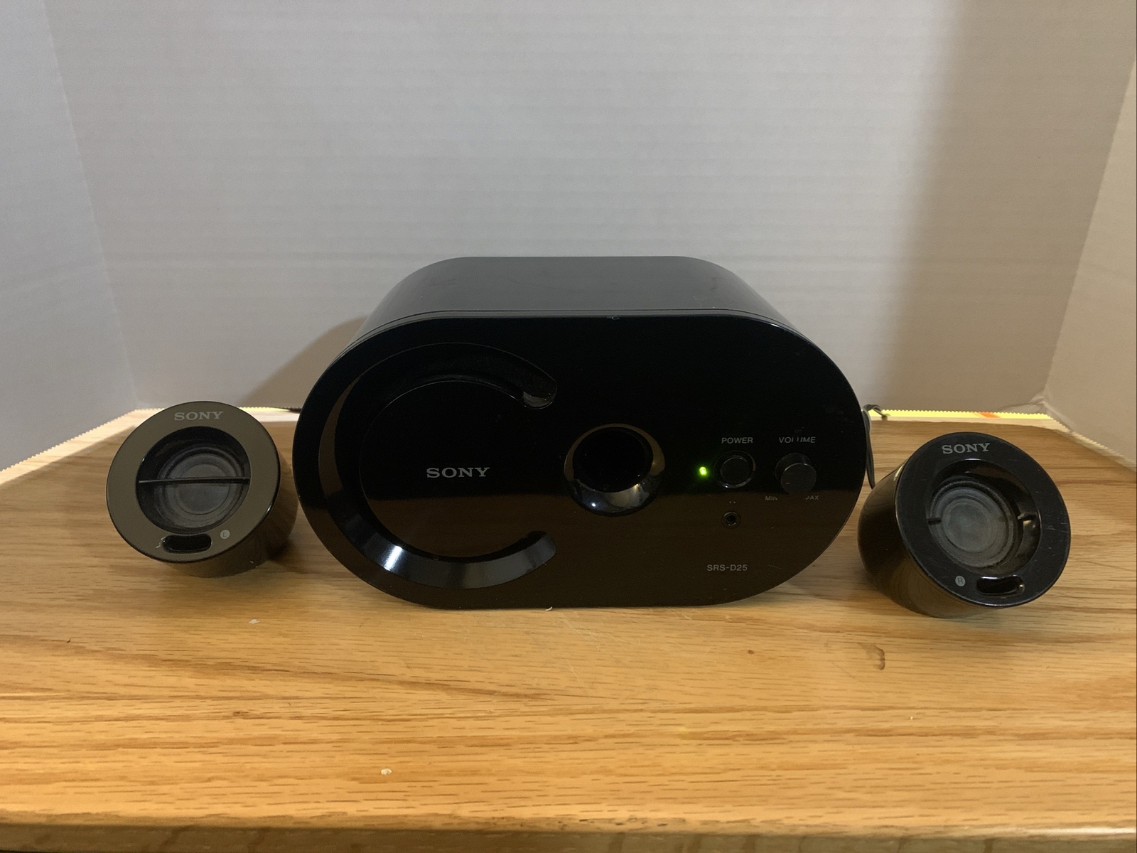Sony SRS-D25 Active Desktop Speaker System 2.1 black | eBay