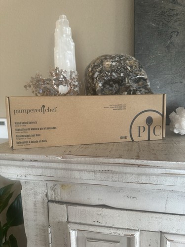 PAMPERED CHEF Bamboo Spoon Set #1674 Wooden Set Of 3, NEW in Package | eBay