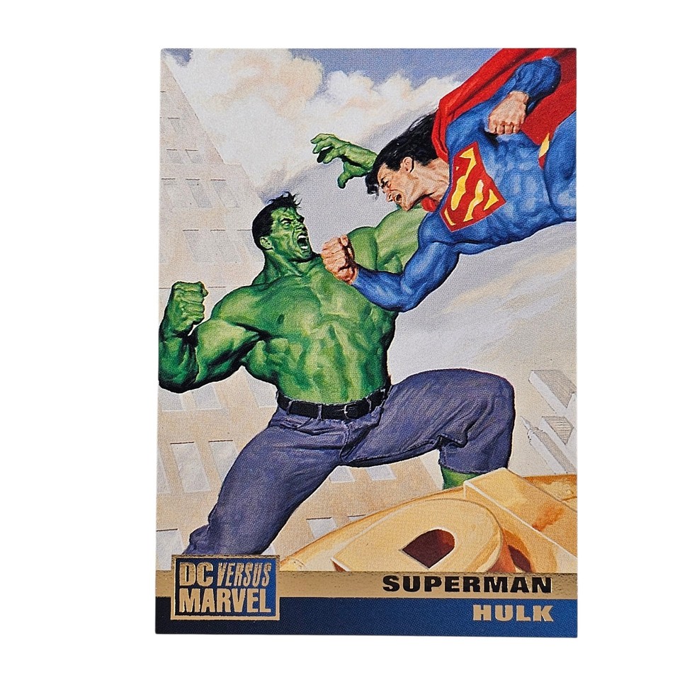 DC VERSUS VS MARVEL COMICS COMPLETE BASE CARD SET OF 100 COMIC CARDS ...