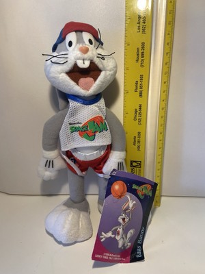 Space Jam - Bugs Bunny Plush - Tune Squad Stuffed Toy McDonalds 1996 ...