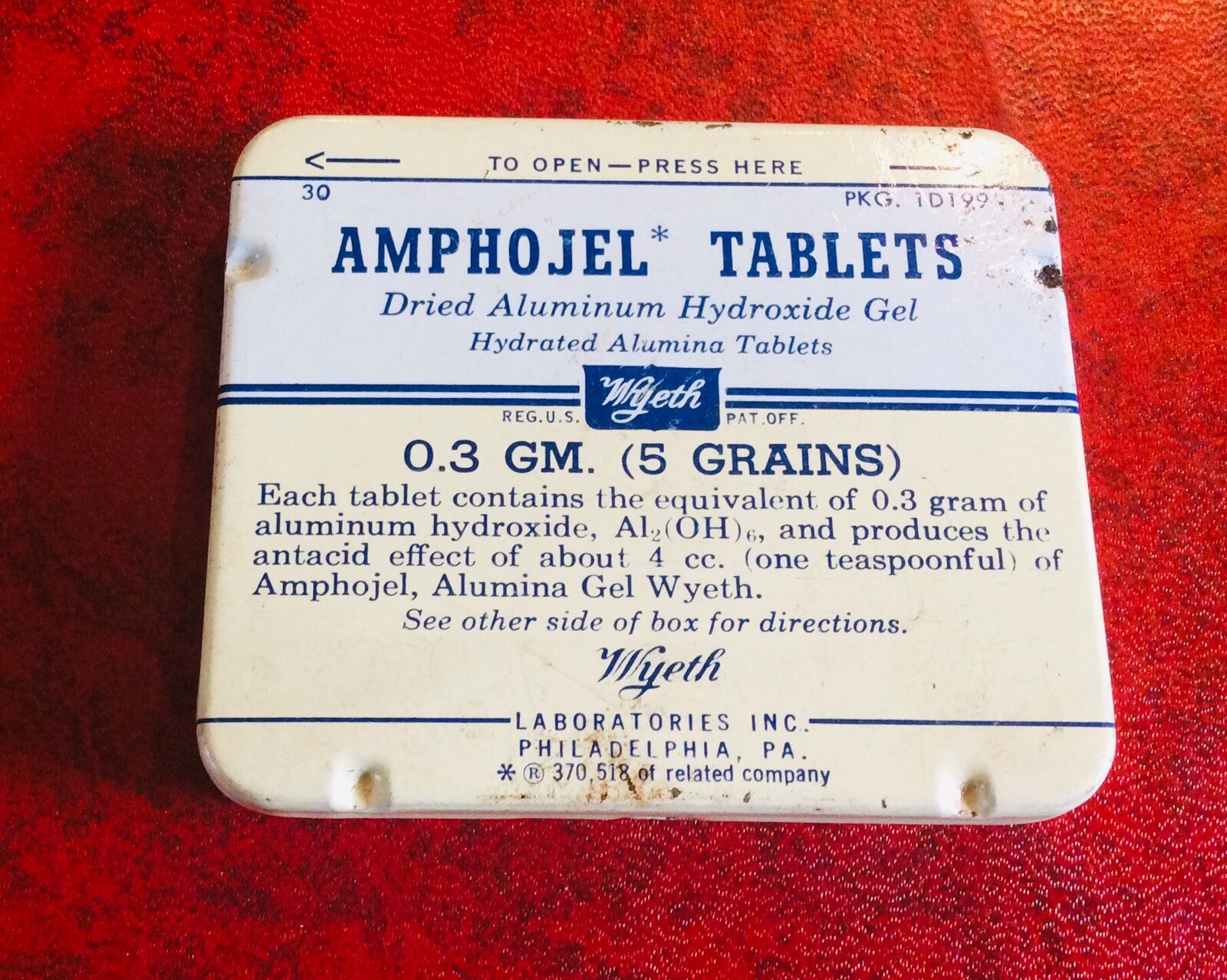 Amphojel Tablets, Antiacid, With All Tables Inside | eBay