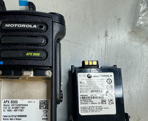 Motorola APX 8000 Handheld UHF Radio (H91TGD9PW7AN) for sale online | eBay
