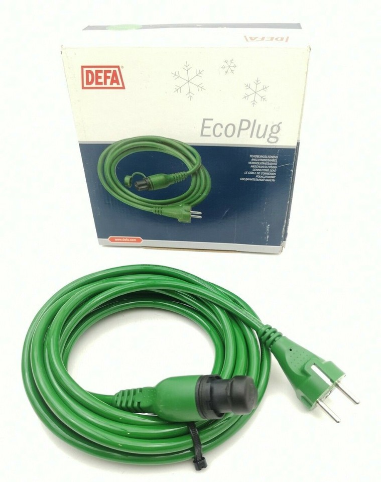 DEFA 460921 Mini Plug Green Warm Up HEATER CONNECTION CABLE External ...