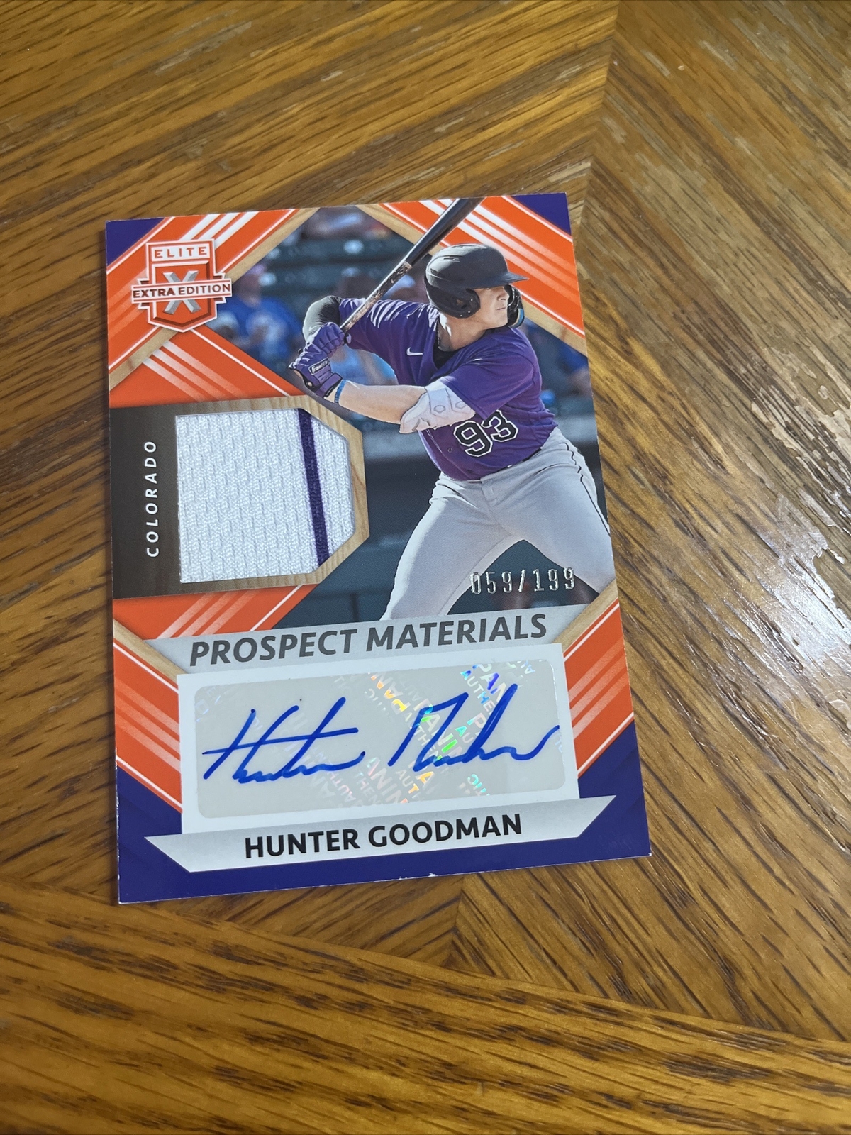 2022 Panini Elite Extra Edition - Prospect Materials Signatures Hunter ...