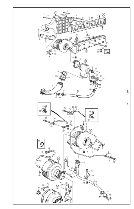 Decarbonizing Gasket Kit For Volvo Penta 41 42 43 Diesel Engine Replace ...