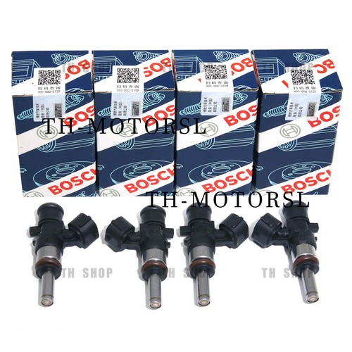 Genuine Bosch 4x Fuel Injectors Nozzle For VW Passat Golf R Audi S3 8V ...