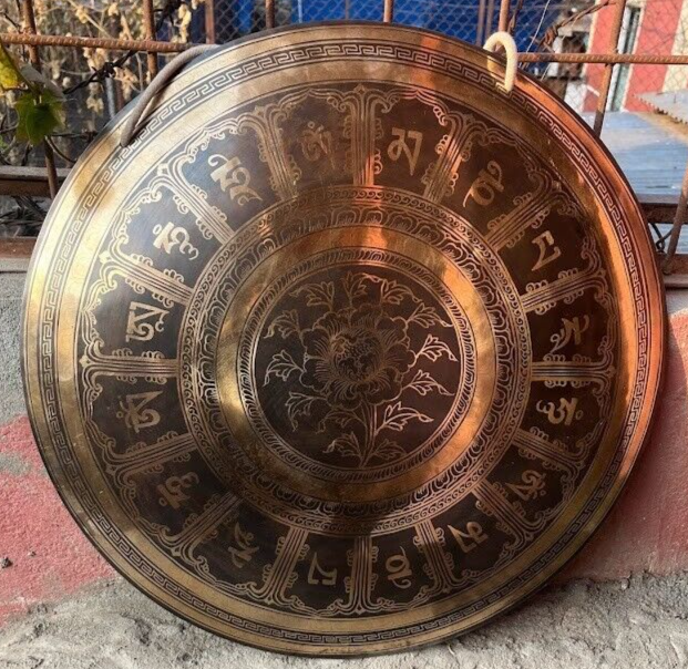50CM Gong-Tibetan Gong-Deep Sound Gong-Handmade Gong-Yoga Meditation ...