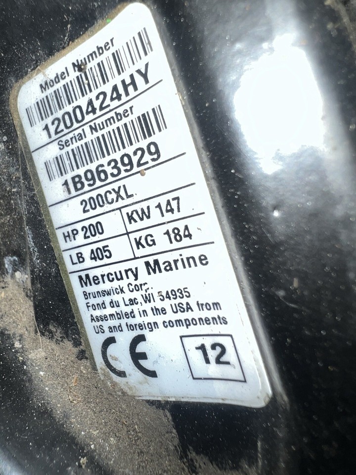 mercury 2.5 200 hp Efi outboard 2 stroke engine | eBay UK