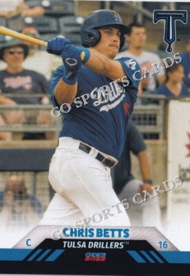 2022 Tulsa Drillers Chris Betts RC Rookie Los Angeles Dodgers | eBay
