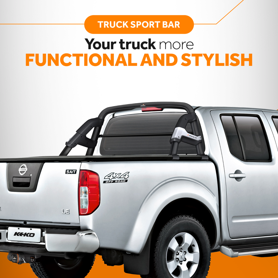KEKO Sports Bar for Nissan Frontier Double Cab 2016-2021 Easy Install ...