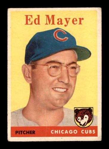 1958 Topps #461 Ed Mayer RC VG/VGEX X2941765 | eBay