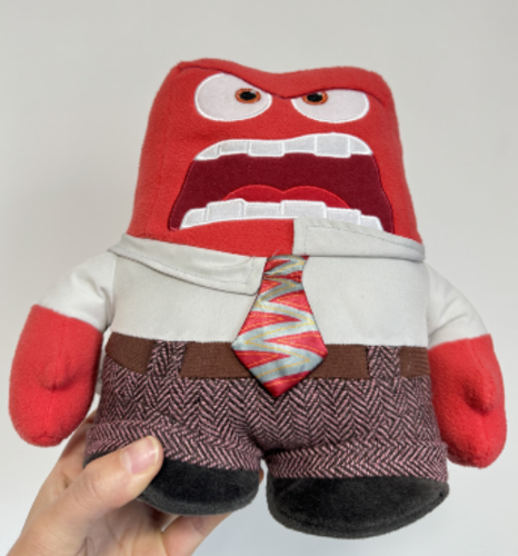 Authentic Disneyland Inside Out 2 Anger Plush Doll Disney Park Toy | eBay