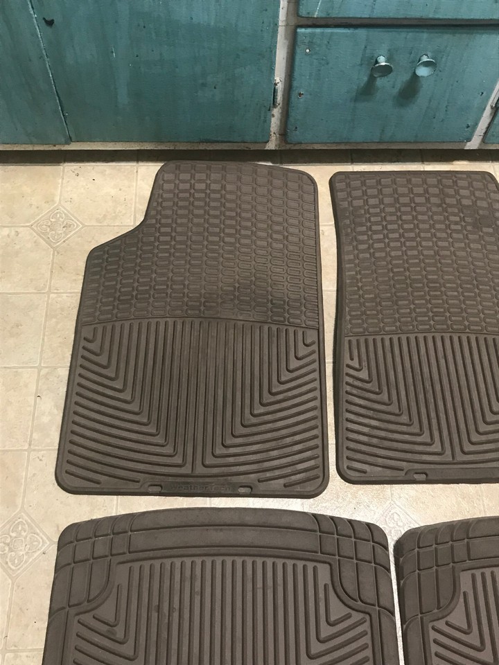 2006 Cadillac SRX Weathertech Genuine TAN Rubber Floor Mats 4 Pcs Very ...