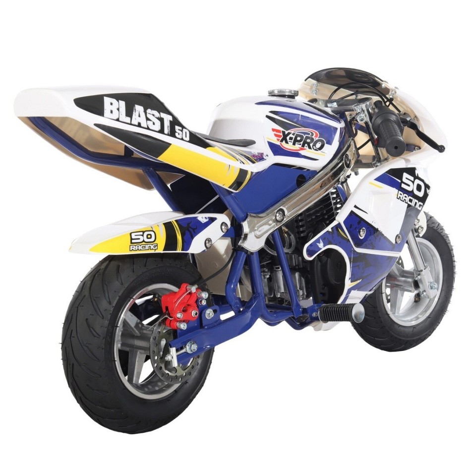 X-PRO 40cc Pocket Bike Gas Powered 4 Stroke Kids Mini Bike Off Road ...