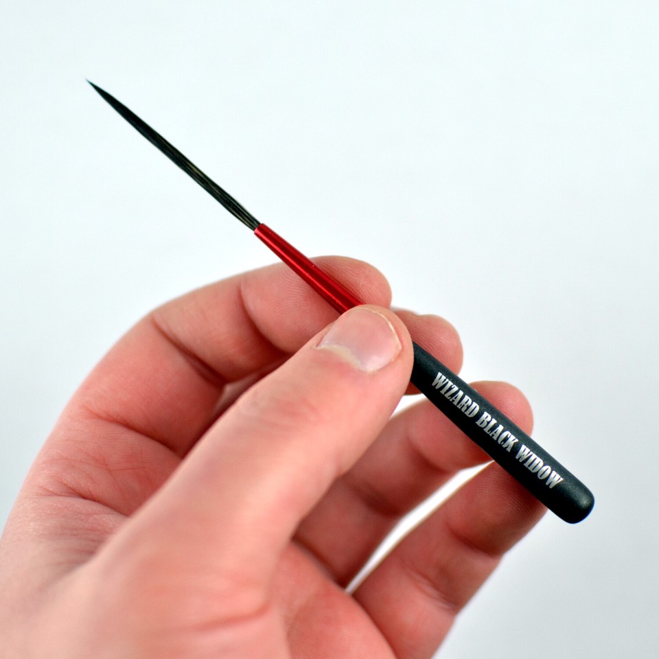 Mack Wizard Black Widow Scroll Striper Pinstriping Brush Choose Size OR ...