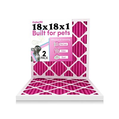 18x18x1 Air Filter by Colorfil | Color Changing Filters Designed for ...