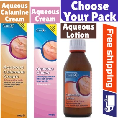 Care Aqueous Calamine Cream Tubes 100G, Calamine Lotion 200ML Relieve ...