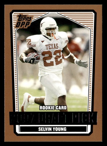 Selvin Young 2007 Topps Draft Picks & Prospects Rookie Card #146 Texas ...