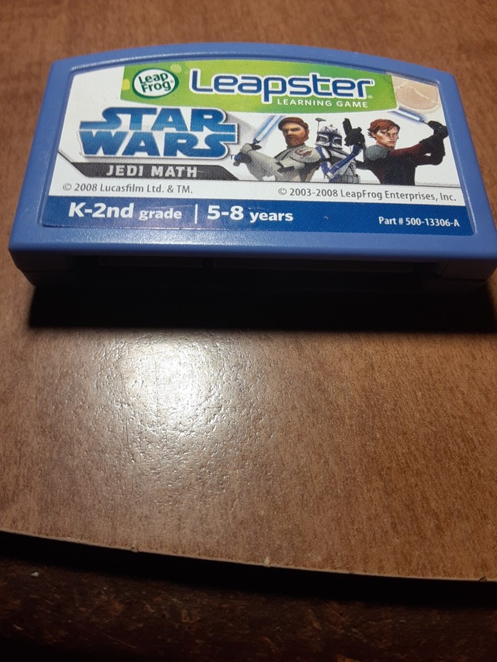 LeapFrog Leapster Learning Game Cartridge Star Wars Jedi Math 2008 | eBay