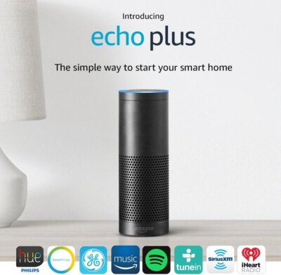 AMAZON ECHO PLUS ALEXA & built-in Hub 1st Generation - RARE HARD TO ...