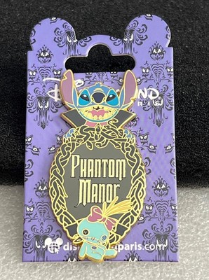 Disney DLRP Stitch & Scrump Haunted Mansion Phantom Manor Logo Paris ...