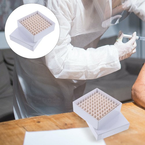 Microcentrifuge Tube Storage Box Tubes for Laboratory Use Holder Rack ...