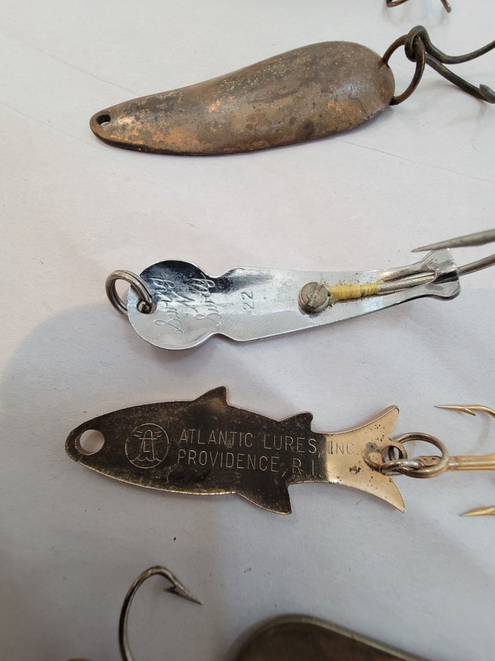 Vintage Fishing Spoons & Lures Lot of 58-Krocodile, Luhr Jensen ...