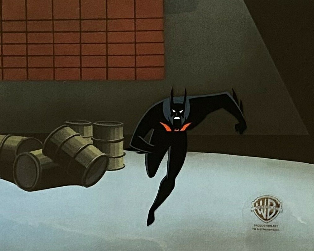 BRUCE TIMM rare BATMAN BEYOND cel B2 Rebirth Part 1 BRUCE Running BTAS ...