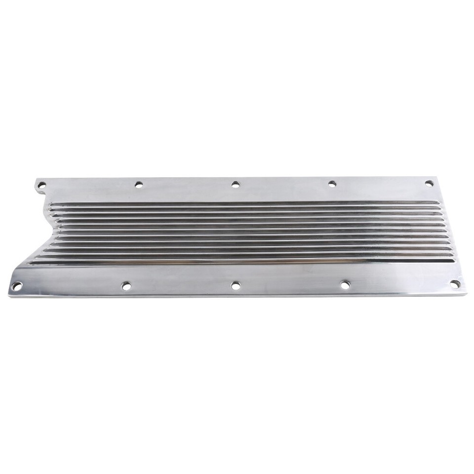 NEW Silver Finned Aluminum Valley Cover for LS Swap LS1/LS6 4.8 5.3 5.7 ...