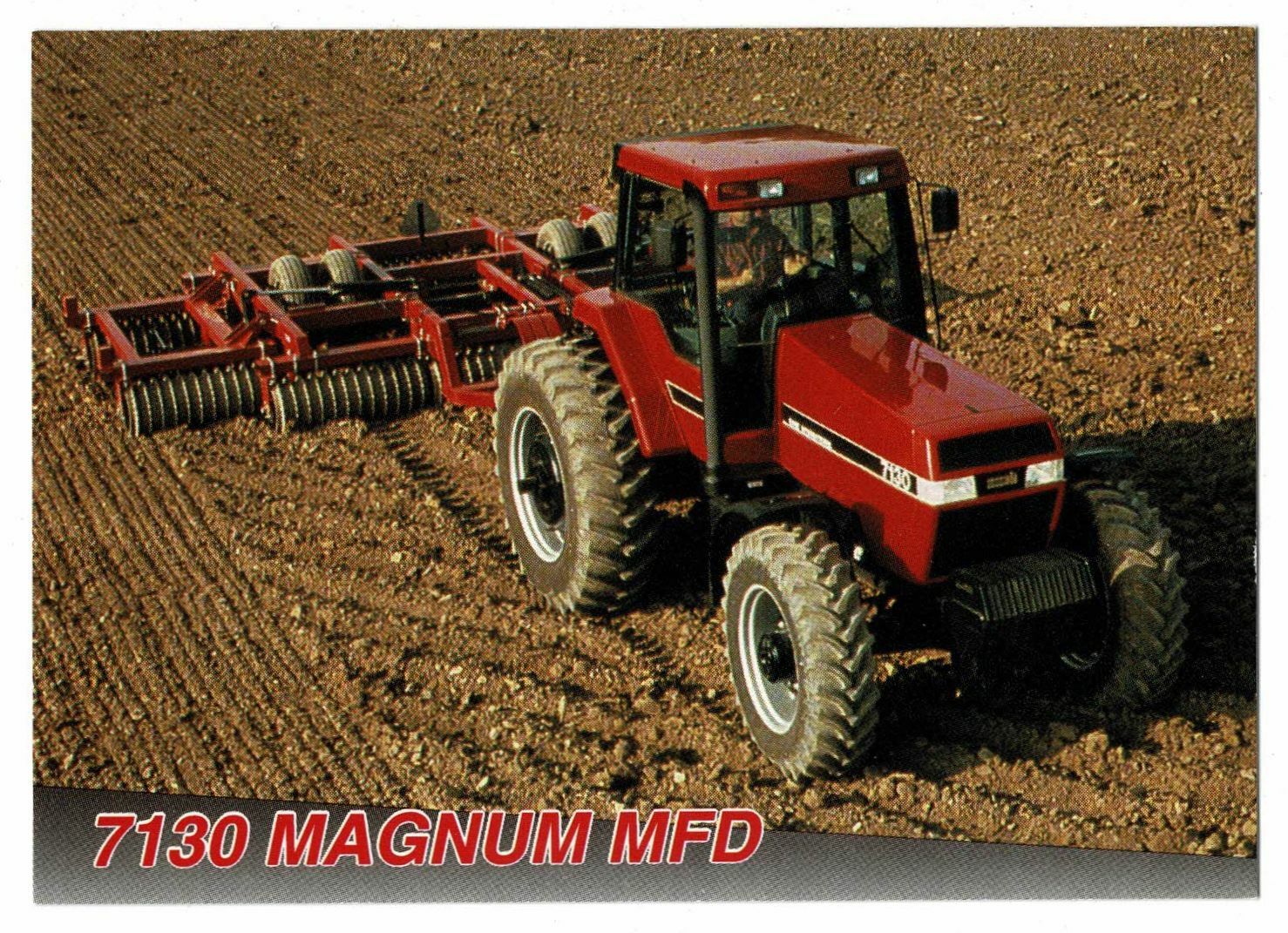 Case IH 7130 Magnum MFD Tractor Ertl Collector Card - C25 | eBay
