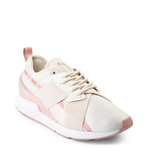 New Womens Puma Muse Metal Athletic Sneaker Parchment Rose Gold X-2 | eBay