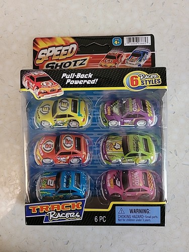 Speed Shotz Pull-Back Powered Track Racer Cars Six Styles New Jaru ...