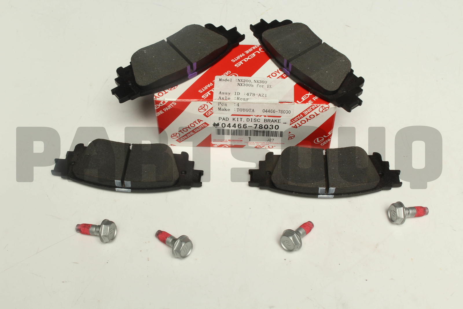 0446678030 Genuine Toyota PAD KIT DISC BRAKE 04466-78030 | eBay