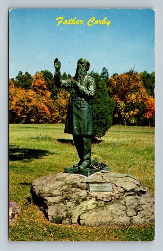 Gettysburg PA, Father William Corby Statue, Pennsylvania Vintage ...