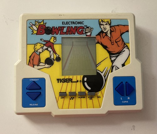 Vintage 1987 Tiger Electronic Bowling Handheld Game TESTED SEE PIC Same ...