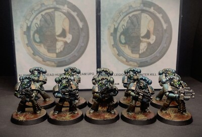 Alpha Legion Headhunter Kill Team painted Warhammer 40k Horus Heresy ...
