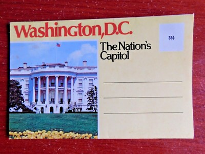 Washington, DC The Nation's Capital - 1970s foldout postcard | eBay