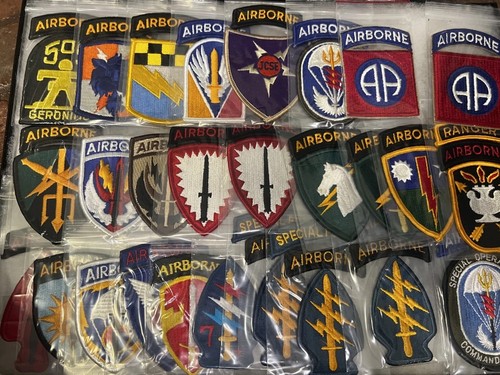 U.S. Army Post WW2 Airborne DIV. Patches | eBay