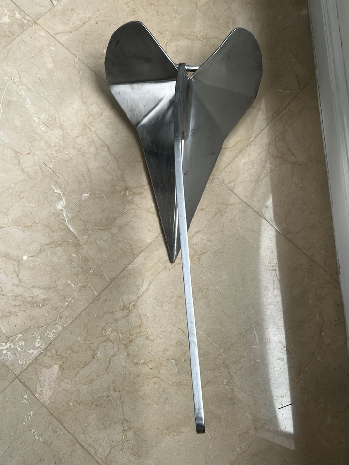 Simpson Lawrence Stainless Steel Delta 35lb/16kg Boat Anchor, Boats ...