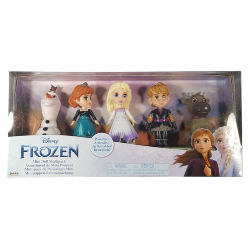 Jakks Pacific Disney Frozen Mini Doll Multipack 5 Figures Poseable Age ...
