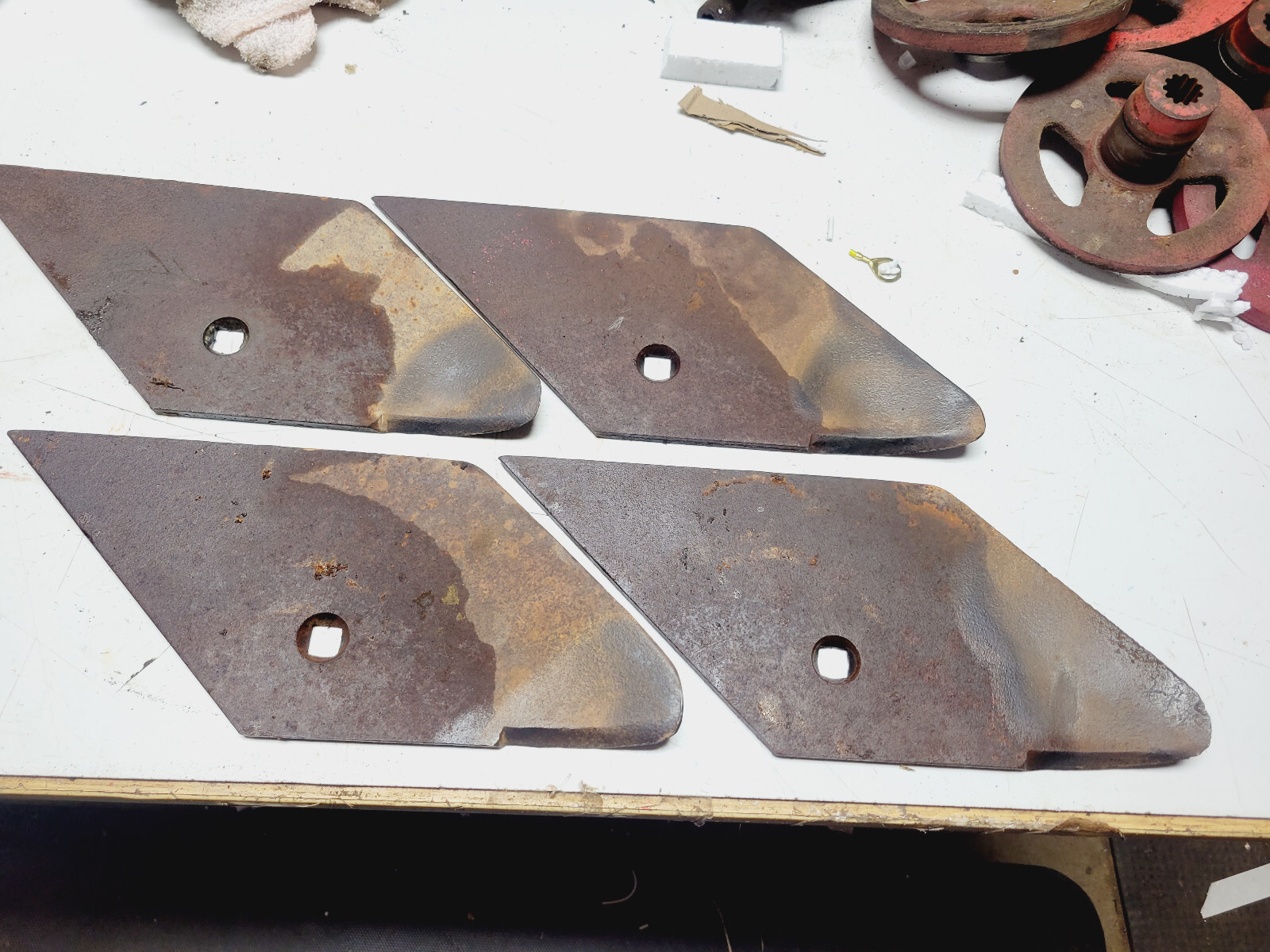 Gravely Planter Shaft Tines Points 1/4" thick L LI Com 10 12 500 5000 ...