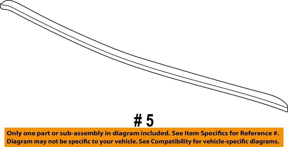 GM OEM 18-21 Enclave Hood Hood Components-Front W'strip 84393408 | eBay
