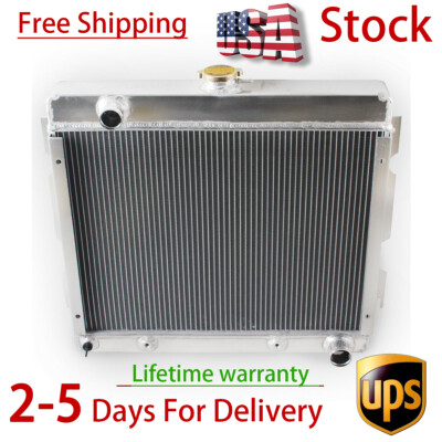 For 1970-1972 Dodge Dart/Plymouth Duster Valiant 5.2L V8 3 Row Aluminum ...