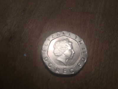 1998 Great Britain Elizabeth II - 20 Pence Piece - Coin - Circulated ...