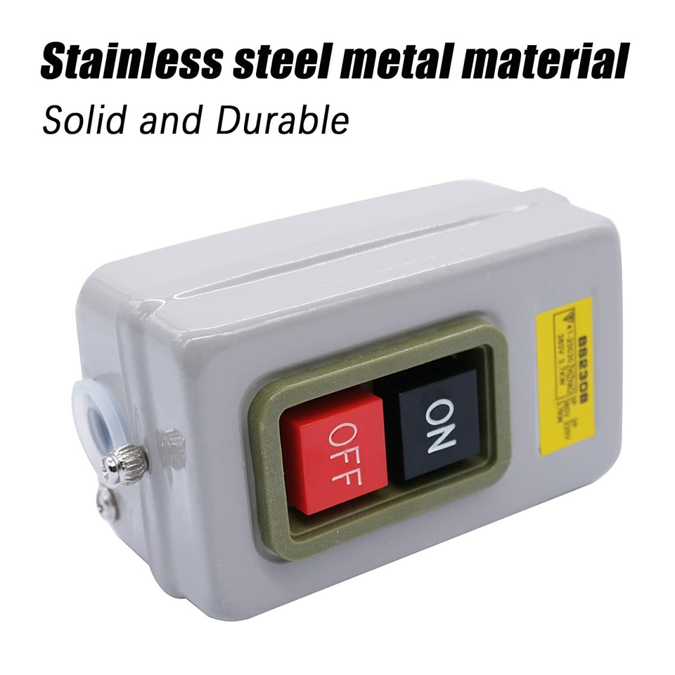 Home Switch on off Start Stop Push Button Single Phase Motor Electric ...