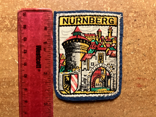 Embroidered Souvenir Patch-IMPERIAL CASTLE OF NURNBERG, GERMANY ...