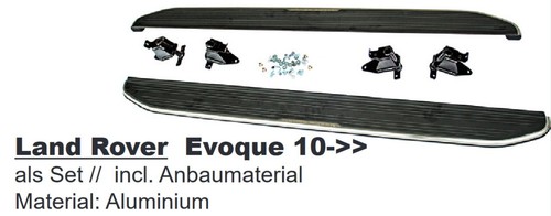 Land Rover Evoque 10- Paire ensemble de plates-formes latérales en ...