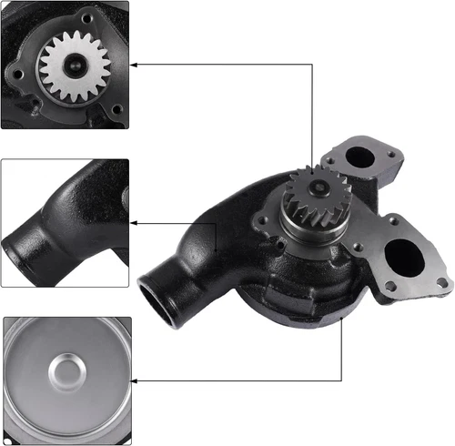 Water Pump U5MW0157 U5MW0160 Compatible with Perkins Engine 1006-6T ...